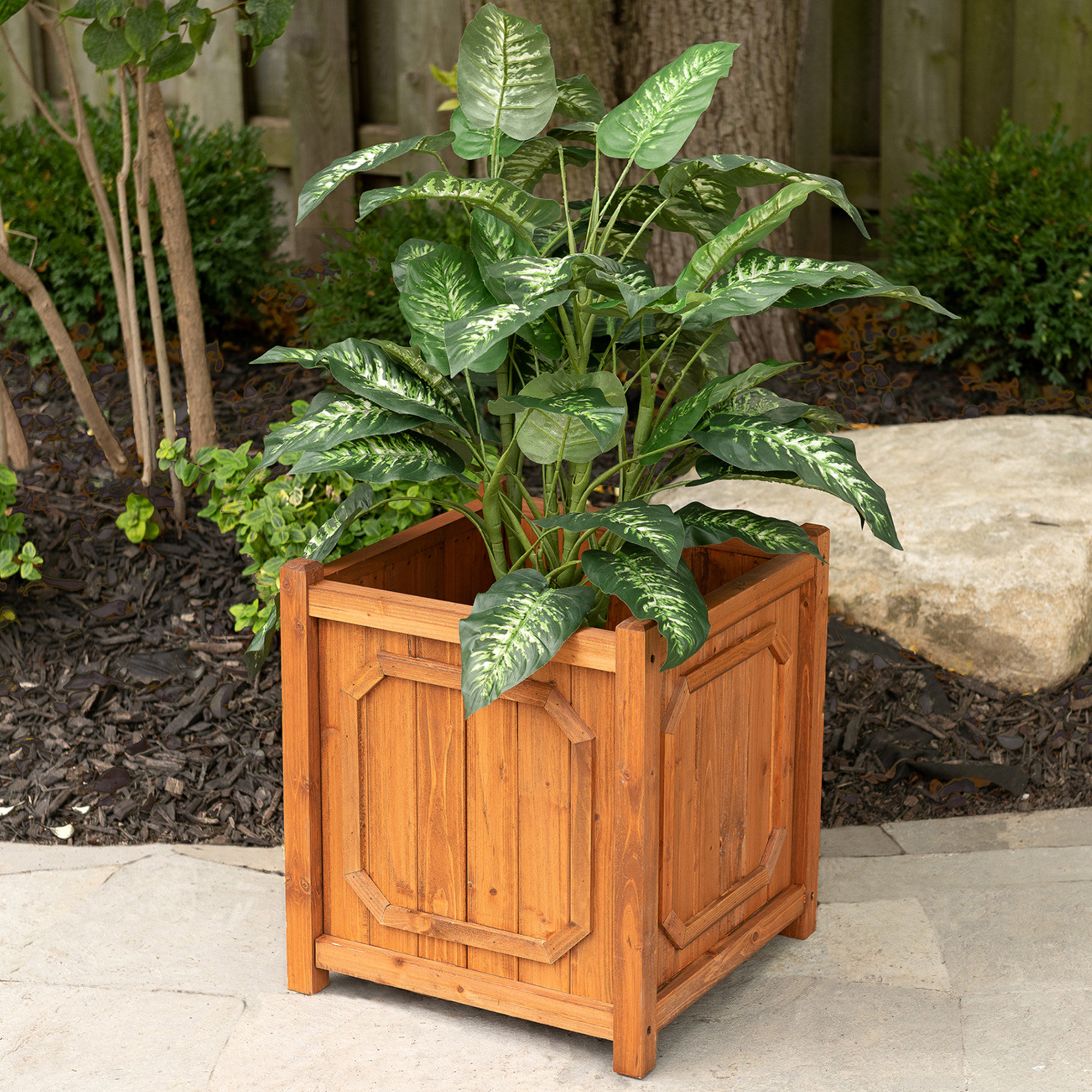 Leisure Season Decorative Planters Cypress Planter Box | Wayfair