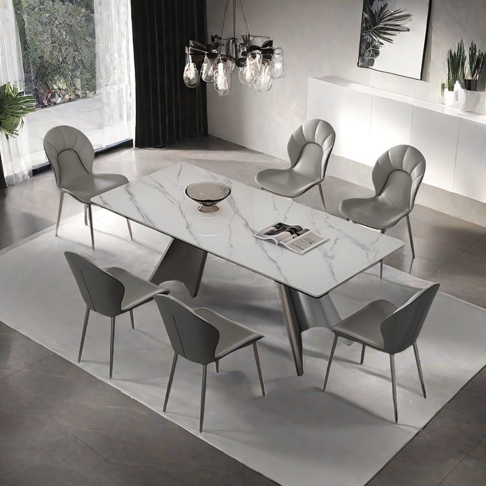 ZKuylo Italian light luxury modern simple dining table. | Wayfair