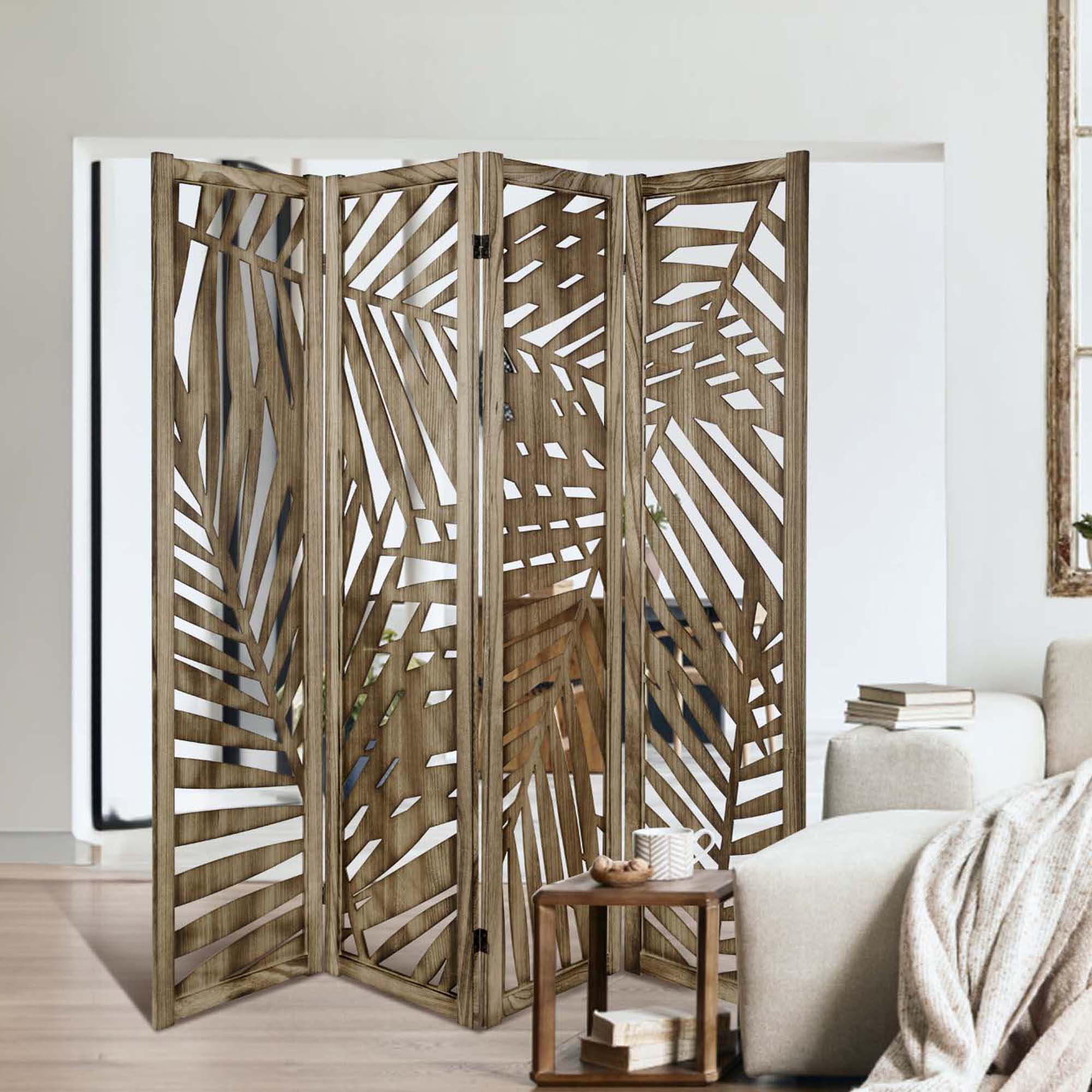 Bay Isle Home™ Platanistasa Solid Wood Folding Room Divider & Reviews ...