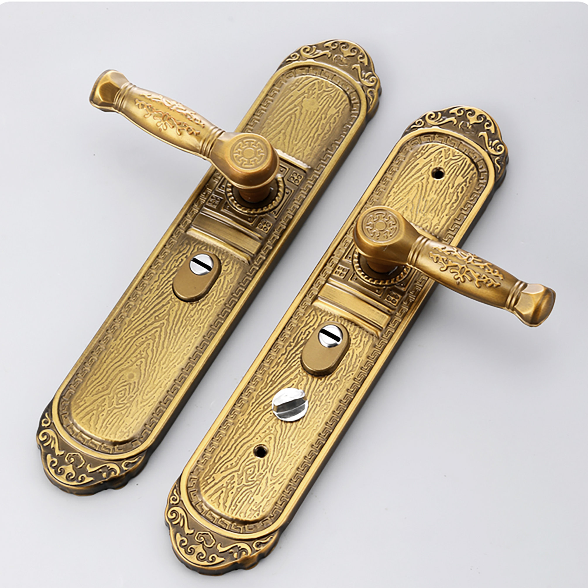 Fixturedisplays® 3 X 15" Elegant Double-Door Lock With Sleek Handle ...