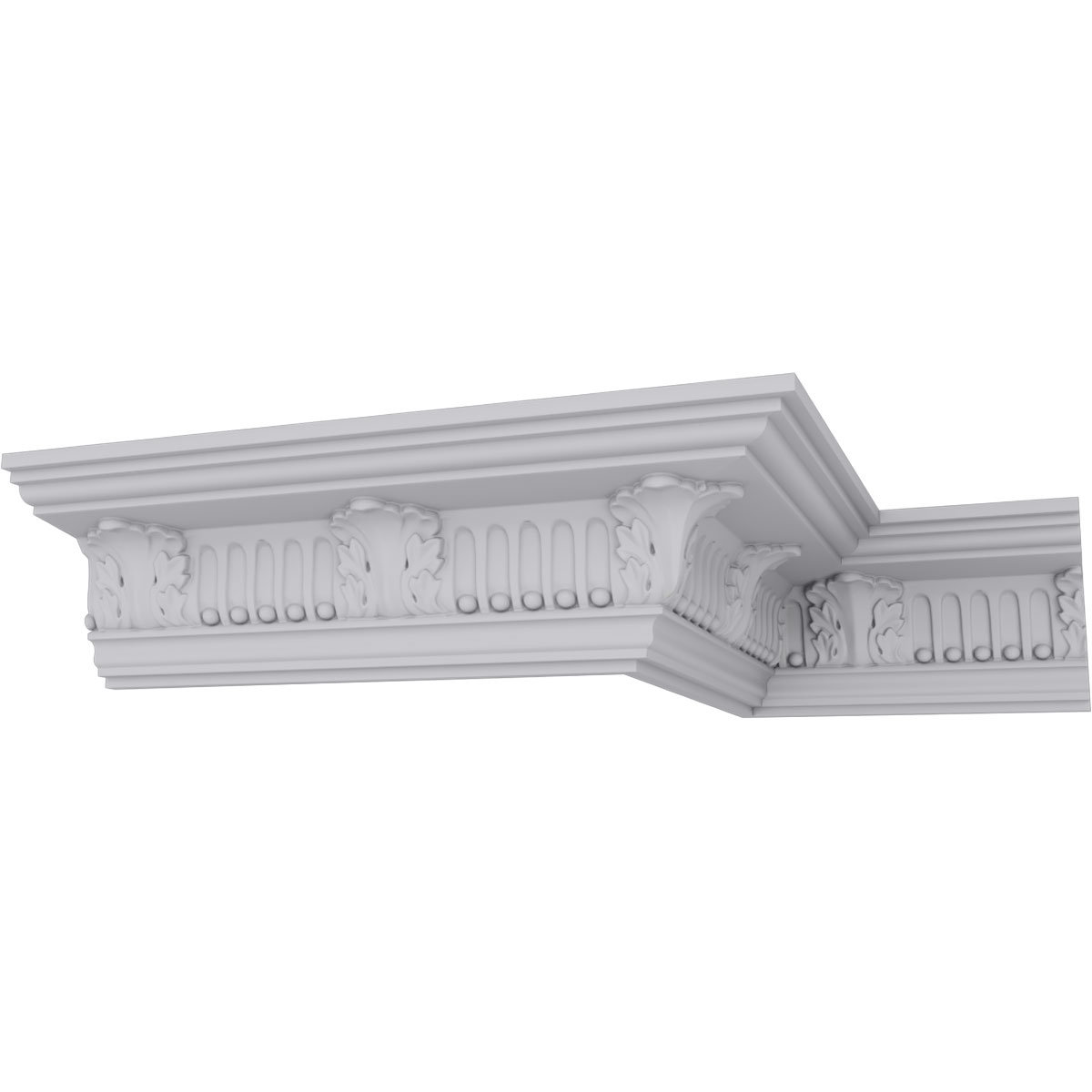 Ekena Millwork 3 1/4"H x 3 1/8"P x 4 3/8"F x 94 1/2"L, (4 5/8" Repeat ...