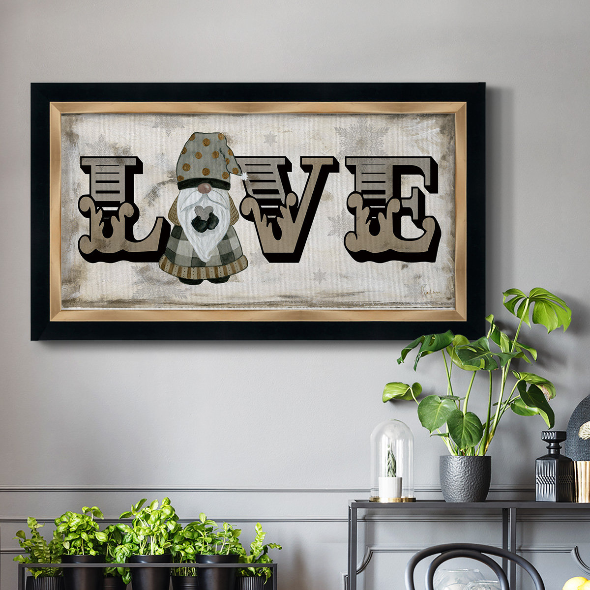 The Holiday Aisle® Winter Wonderland Friend Love - Single Picture Frame ...