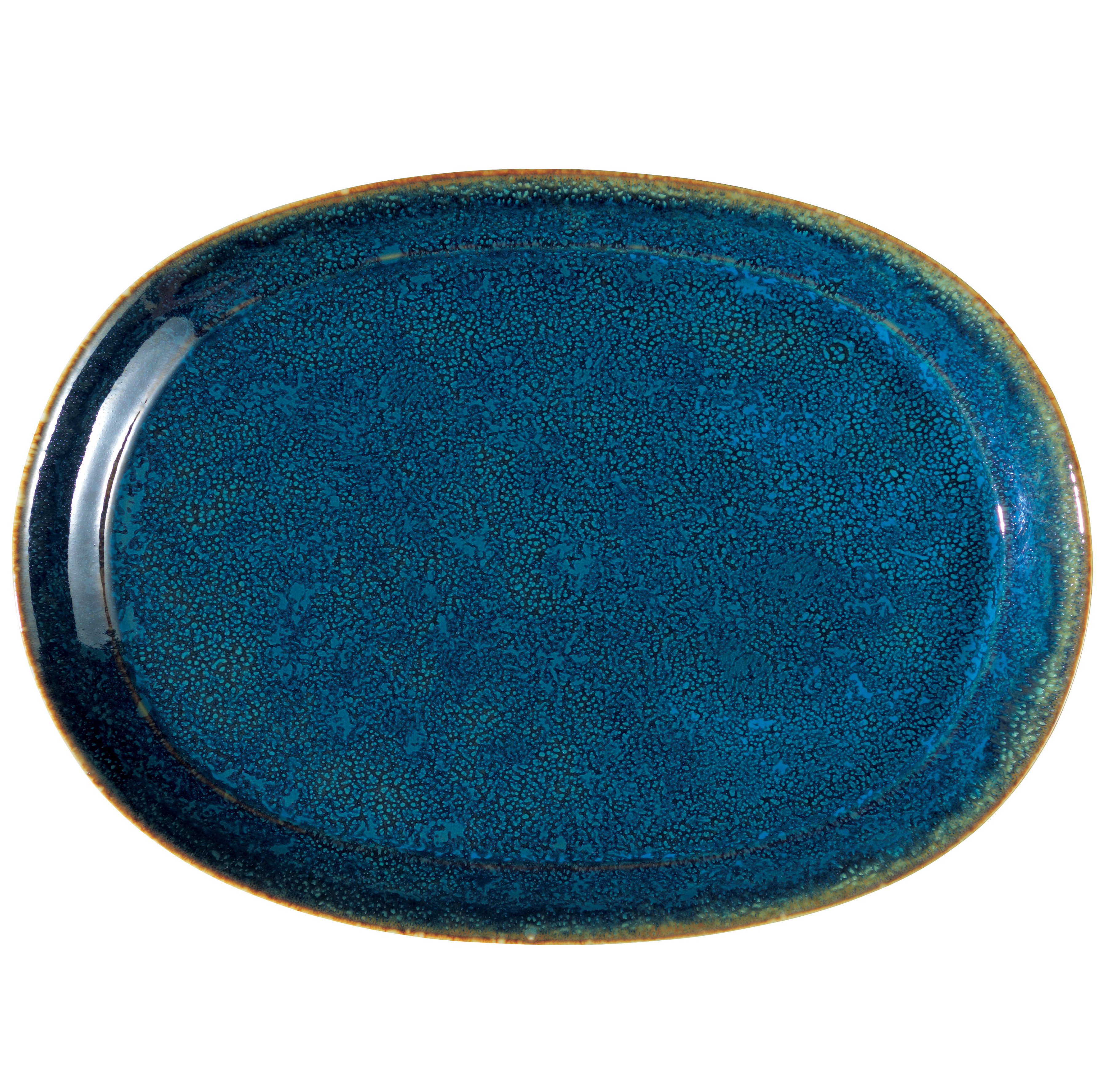 Oneida Studio Pottery Blue Moss Platters Oval, 12", by Oneida | Wayfair