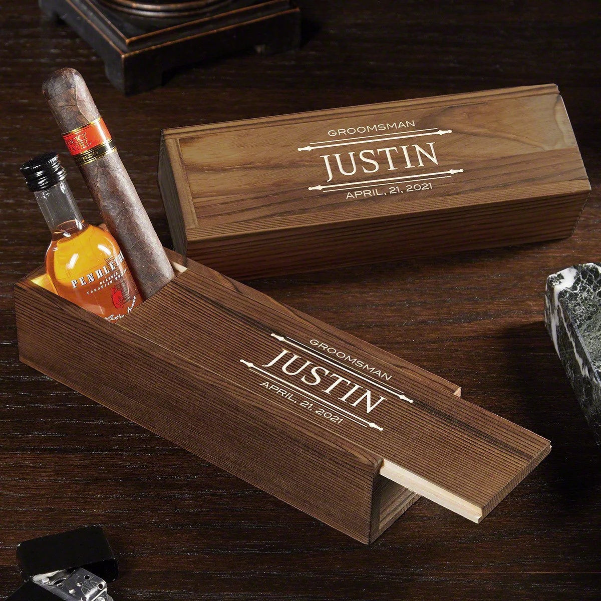 Trinx Stanford Personalized Cigar Box for Groomsmen - Wayfair Canada