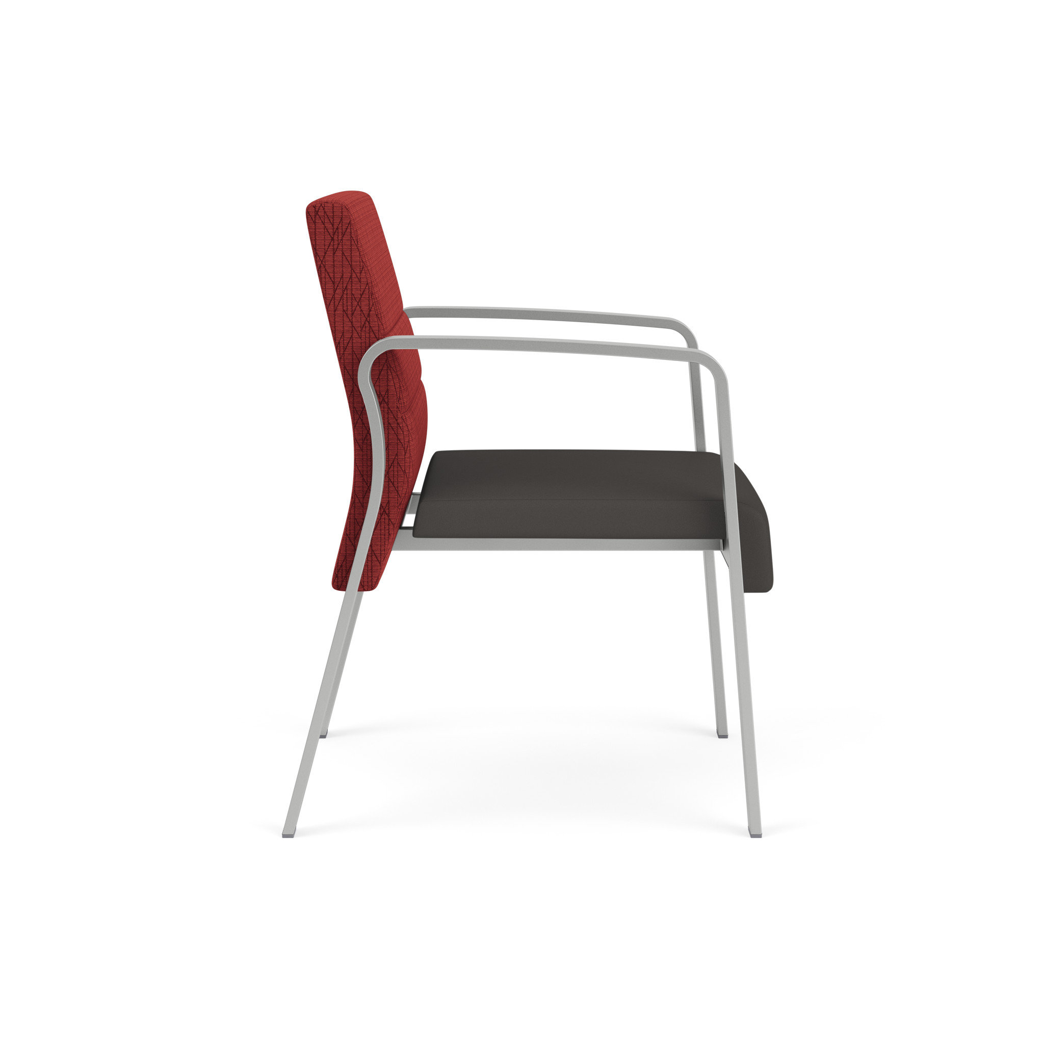 Lesro Waterfall Waiting Reception Guest Chair Metal Frame | Wayfair