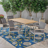 Bay Isle Home Amari 6 - Person Rectangular Outdoor Dining Set | Wayfair