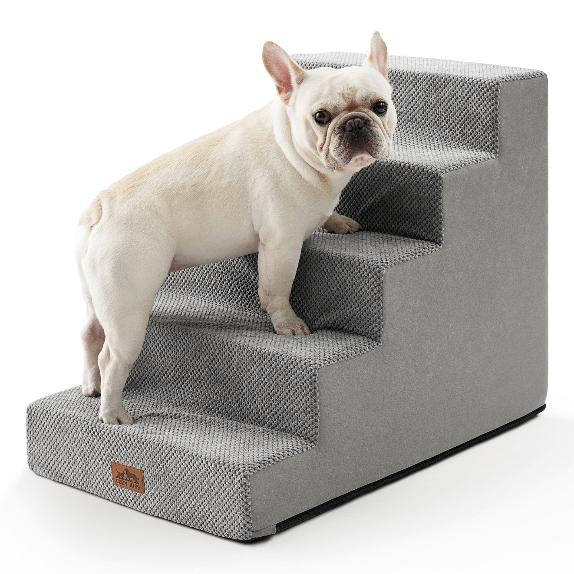 Archie & Oscar™ 5 Tier Wider Pet Stairs Dog Stairs Non-Slip Dog Steps ...