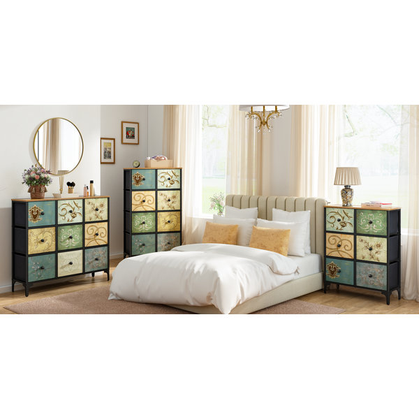 Williston Forge Dresser For Bedroom Kit, 9 Drawer Dresser, 8 Drawer ...