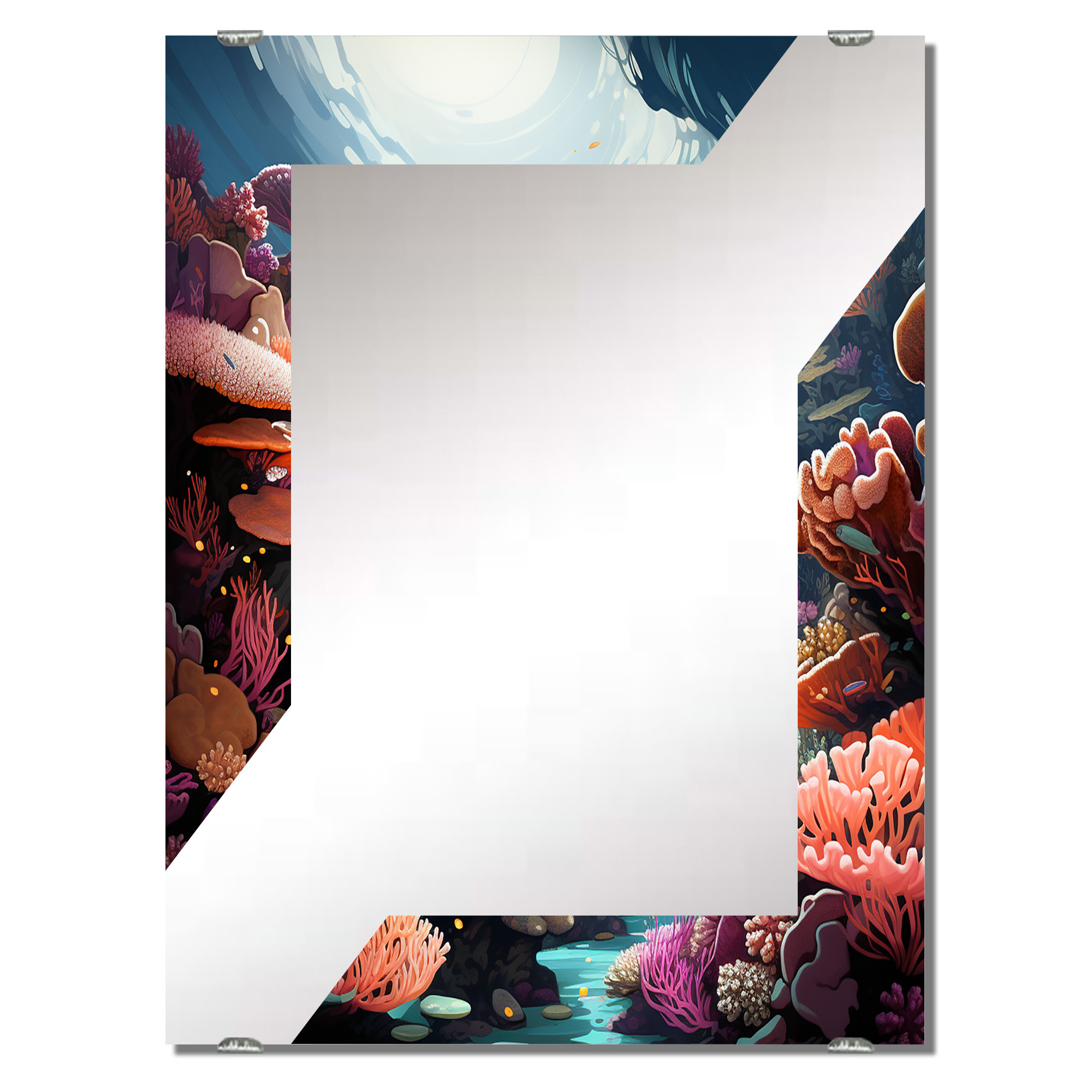 East Urban Home Pak - Coral Mirror Wall Decor | Wayfair