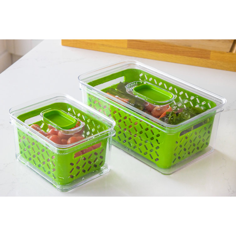MasterClass Fresh Keeper Stacking Lidded Fridge Storage Box | Wayfair.co.uk