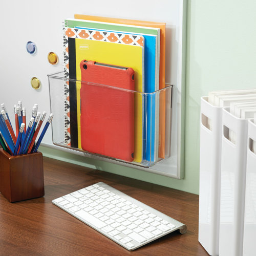 iDesign Linus Plastic / Acrylic Wall Organizer with Wall Baskets | Wayfair