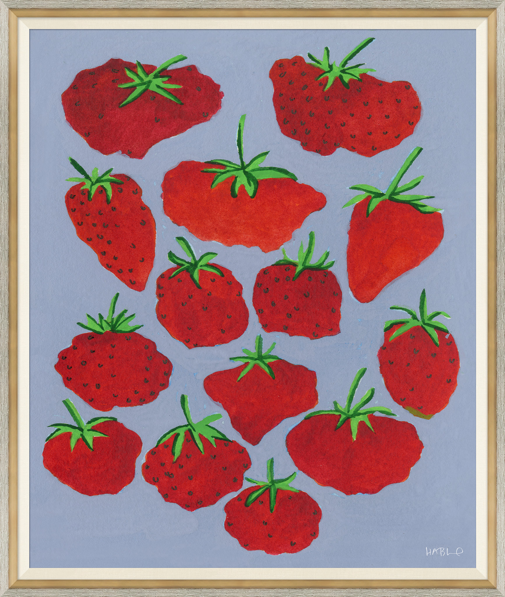 Soicher Marin Very Berry by Susan Hable - Single Picture Frame Painting ...