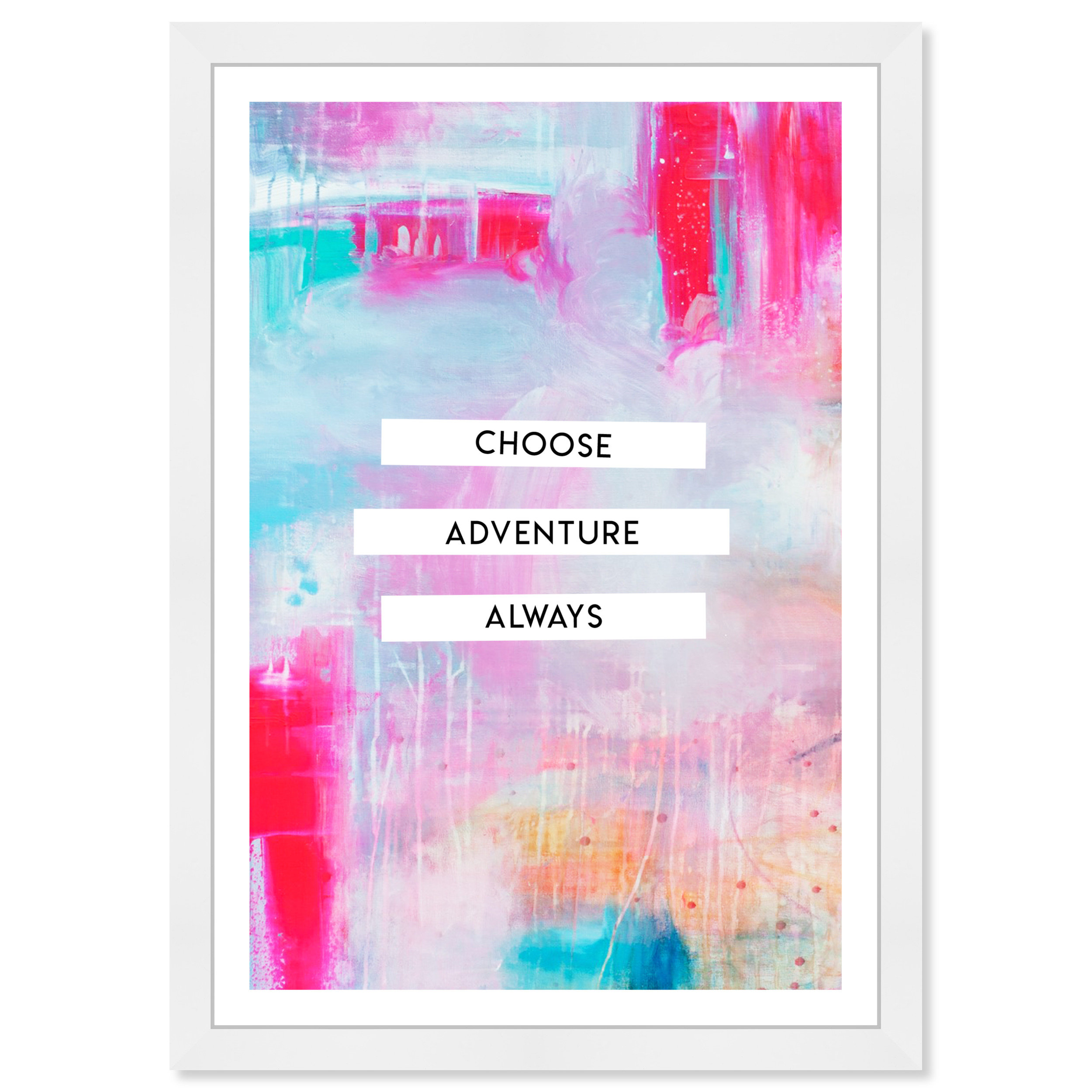 Ebern Designs 'Choose Adventure' - Picture Frame Graphic Art Print on ...