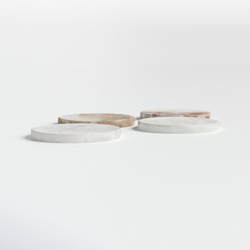 Joss & Main Set of 4 Alabaster Coaster | Joss & Main