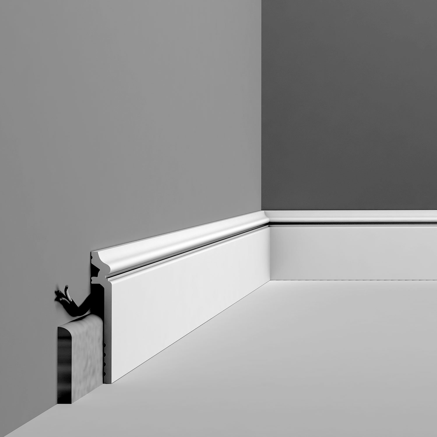 Orac Decor Polystyrene 0.87'' Thick x 78'' Wide x 5.375" Length Wall ...