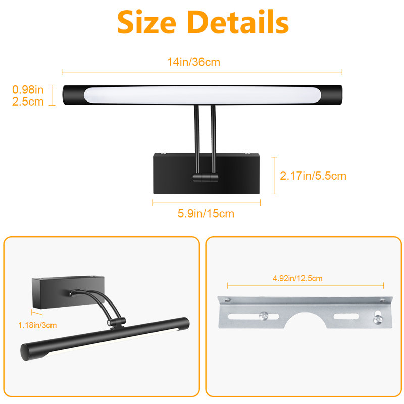 Latitude Run® Hardwired LED Wall Mounted Picture Light & Reviews | Wayfair