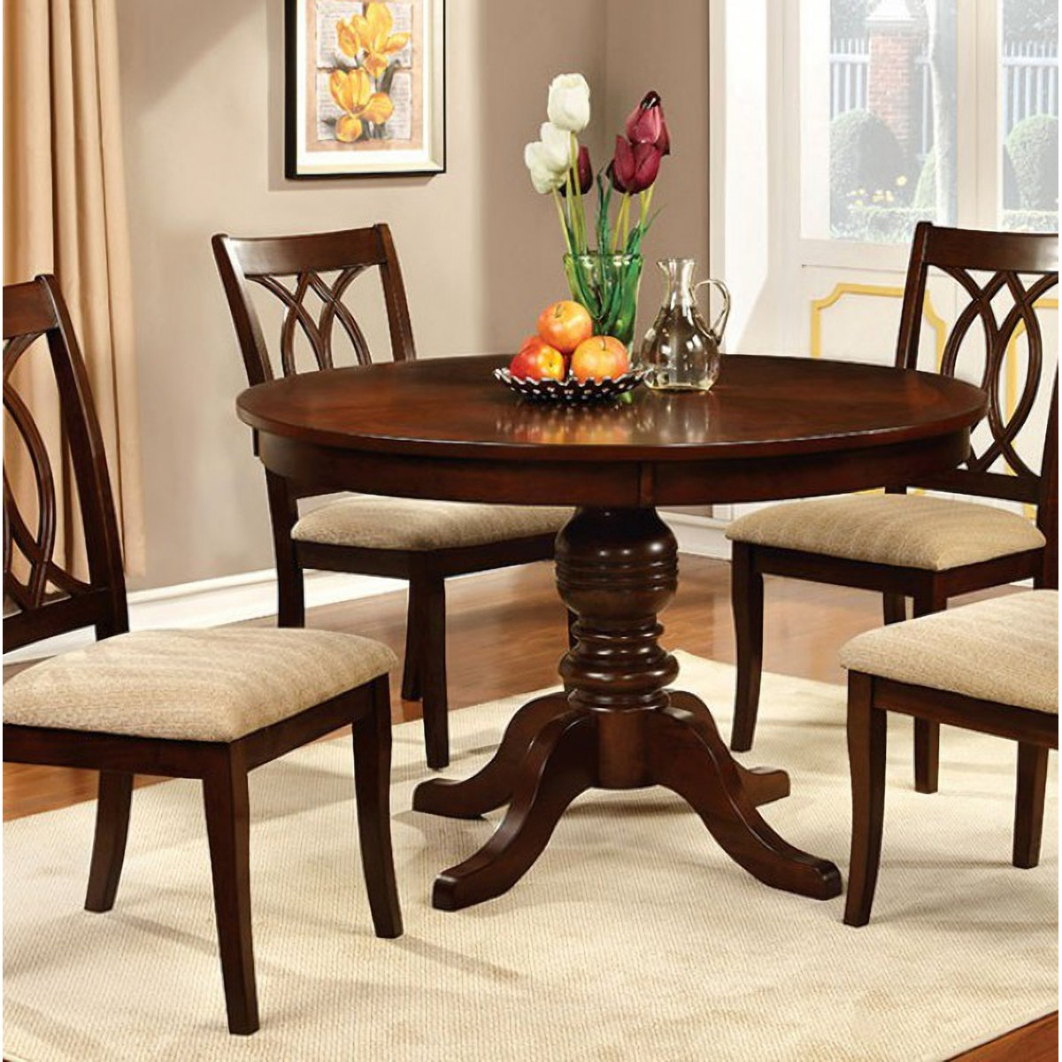 Darby Home Co Lefkowski 48" Pedestal Dining Table & Reviews | Wayfair