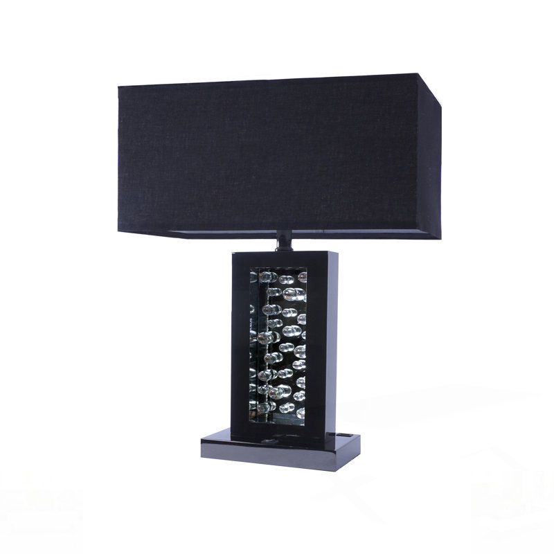 Latitude Run® Modern Unique Glass Bubble Column With Clean Rectangular ...