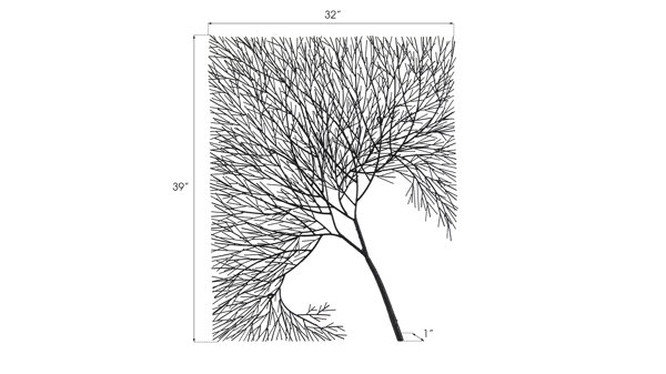 Phillips Collection Wire Tree Wall Décor | Wayfair