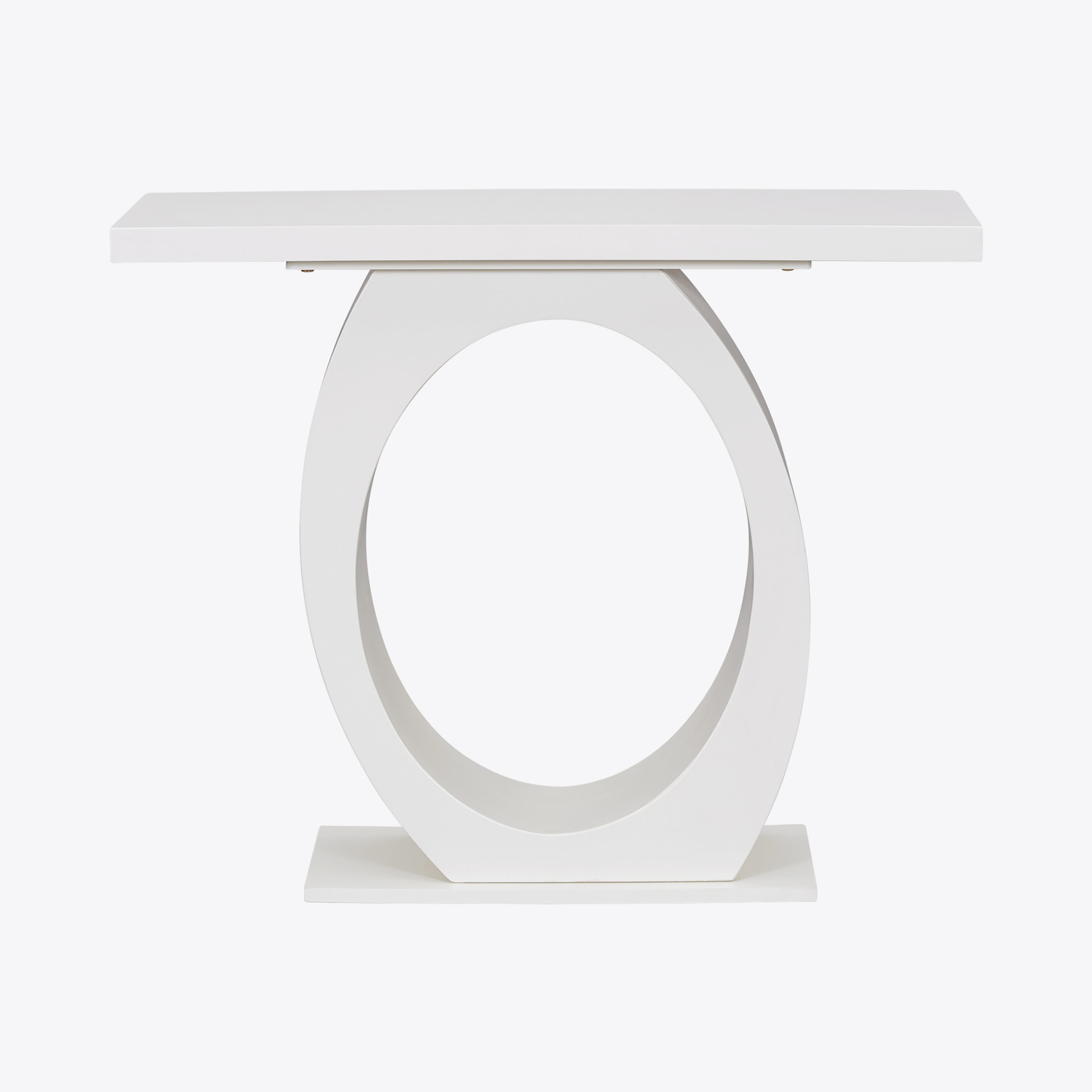 Ivy Bronx Mirod Stylish Modern Console Table with Egg-Shaped Base ...