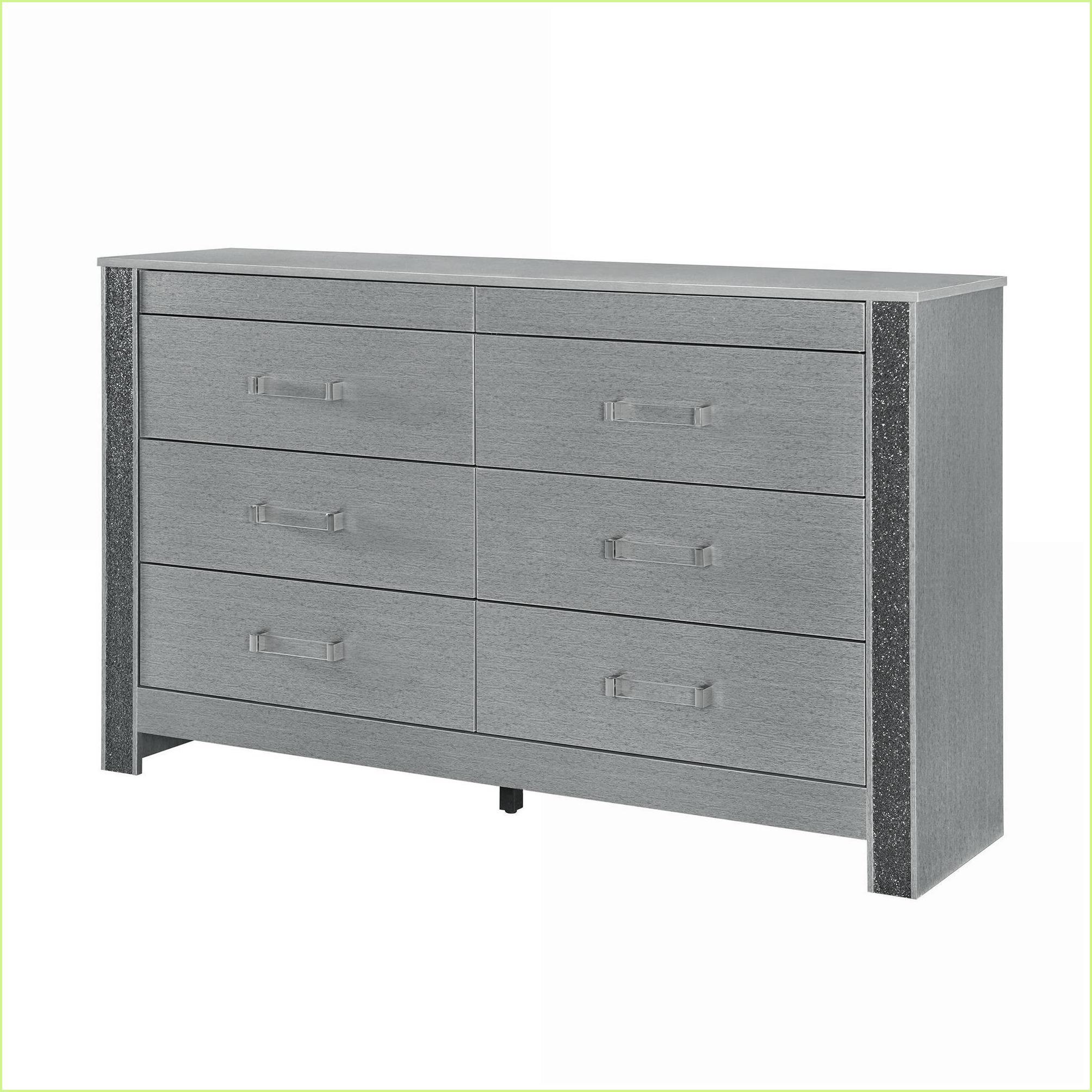 Latitude Run® Dressers, Modern Silver Dresser with Hidden Jewellery ...