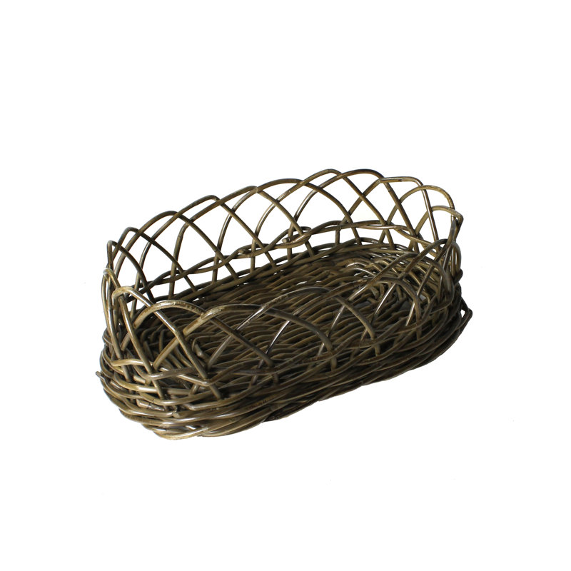 Gracie Oaks 2 Piece Oval Rattan Basket Set | Wayfair