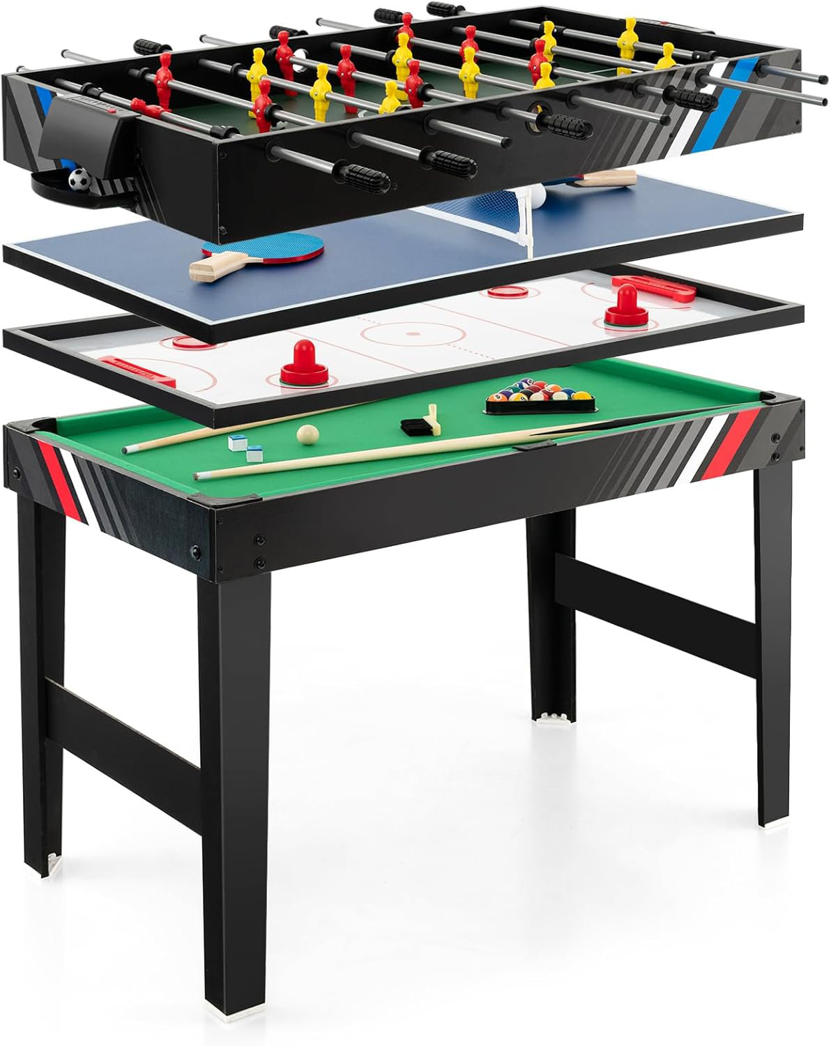 G & R PLUMBING ENTERPRISES, INC. 49" Multi Game Table,4 in 1 Game Table ...
