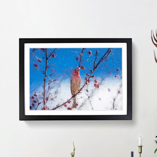East Urban Home House Finch Bird - Picture Frame Painting Print ...