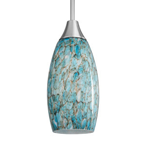 Wade Logan® Anamta 1 - Light Single Teardrop Pendant & Reviews | Wayfair