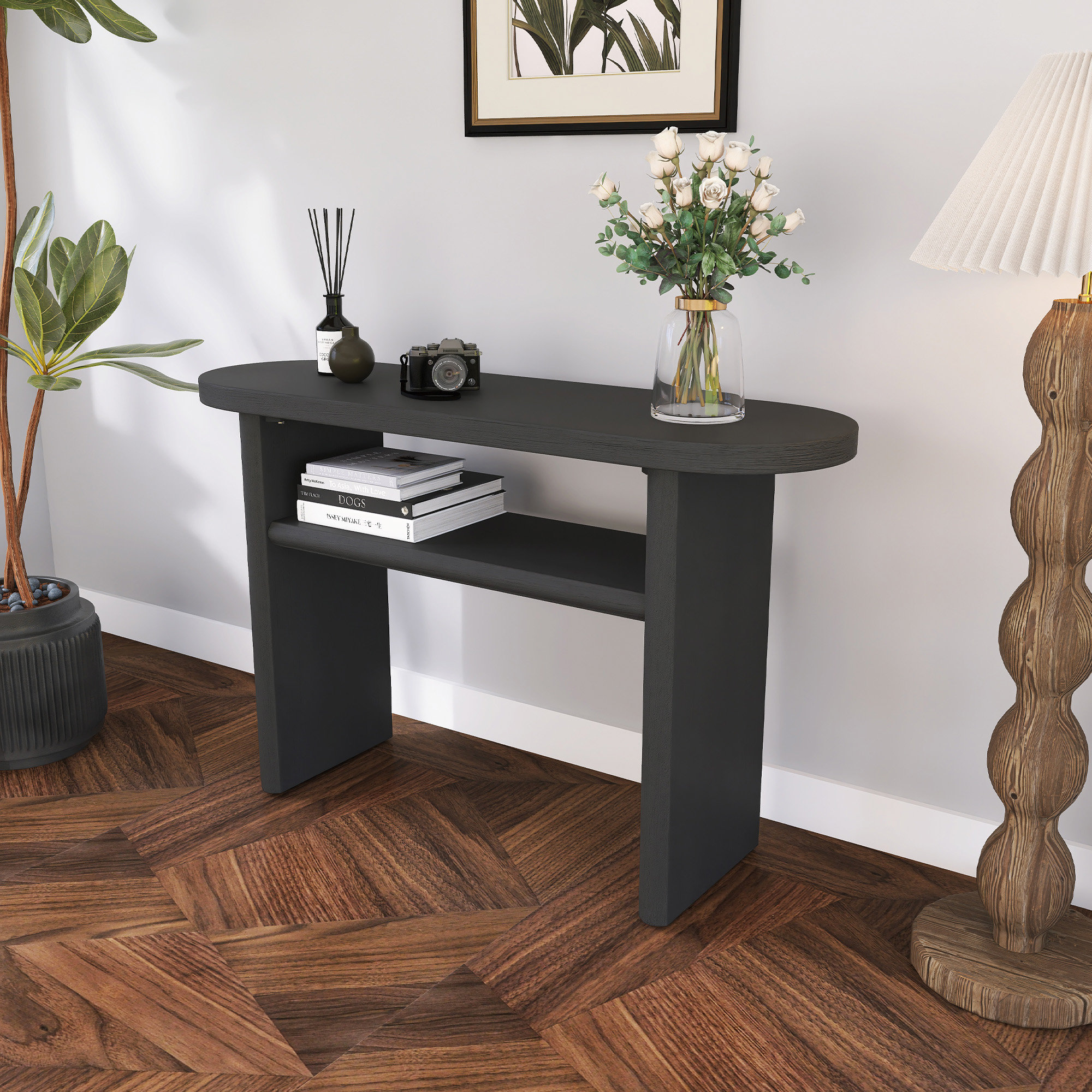 Latitude Run® 47.8'' Console Table With Shelf | Wayfair