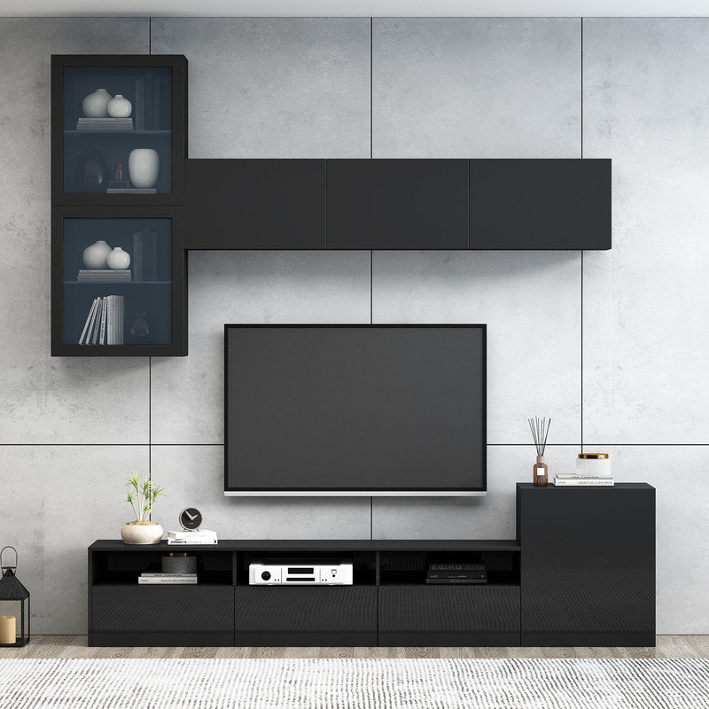 Latitude Run® 93'' Media Center | Wayfair