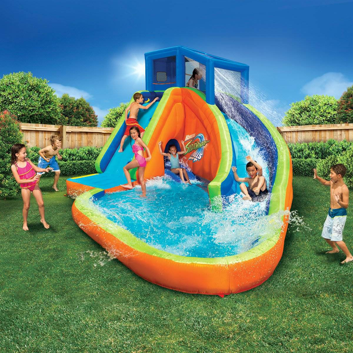 Banzai 1.46 ft x 2.83 ft x 1.58 ft Plastic Inflatable Pool | Wayfair