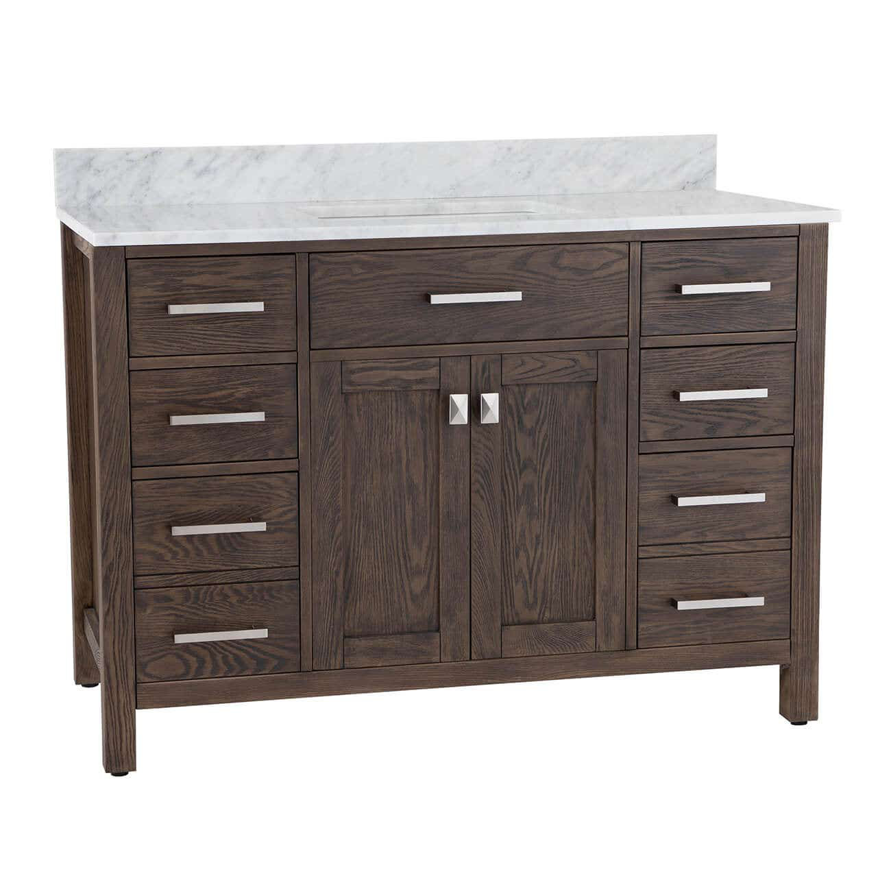 Latitude Run® Mason Hill 48 Inch Oak Vanity | Wayfair