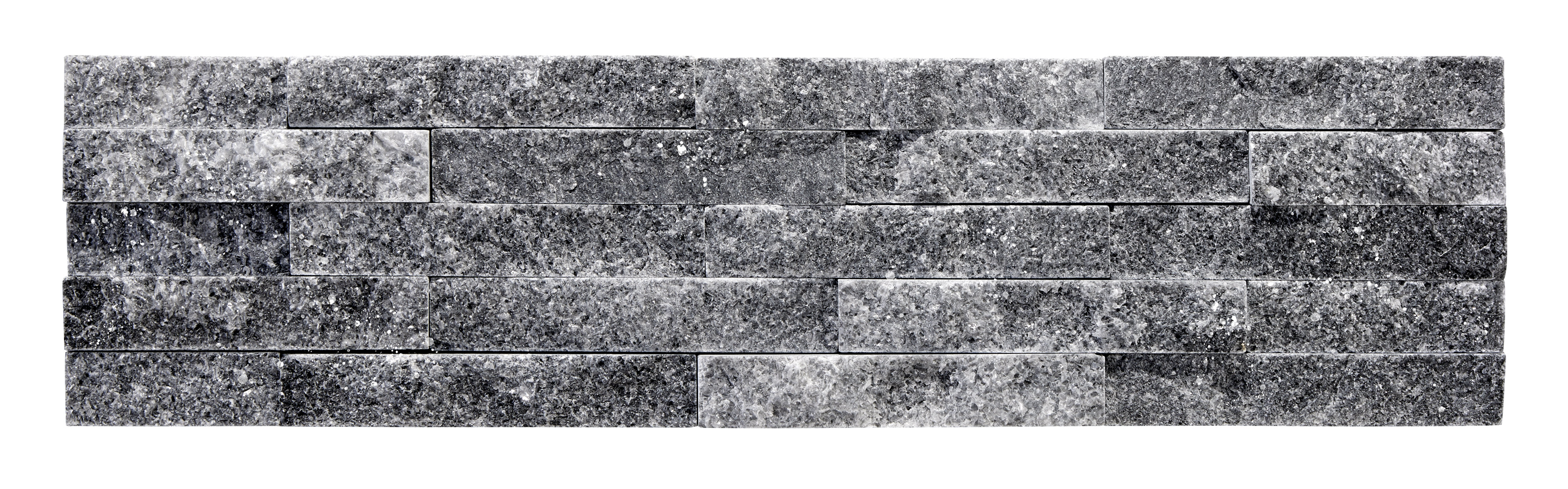 Cruz Bay Studio Slender Strip 3in.x12in. Split Face Marble Wall Tile ...