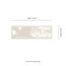 Ackland Metrola 4 in. x 12 in. Glossy Ceramic Bullnose Tile Trim ...