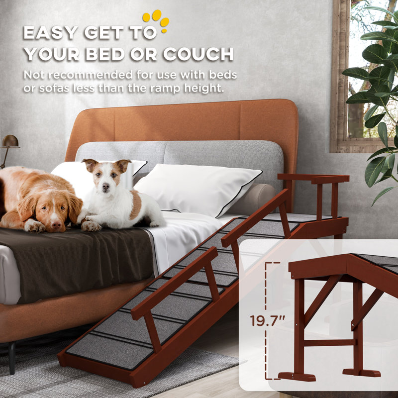 Tucker Murphy Pet™ Dog Ramp, Dog Stairs For Small, Medium & Large Dogs ...