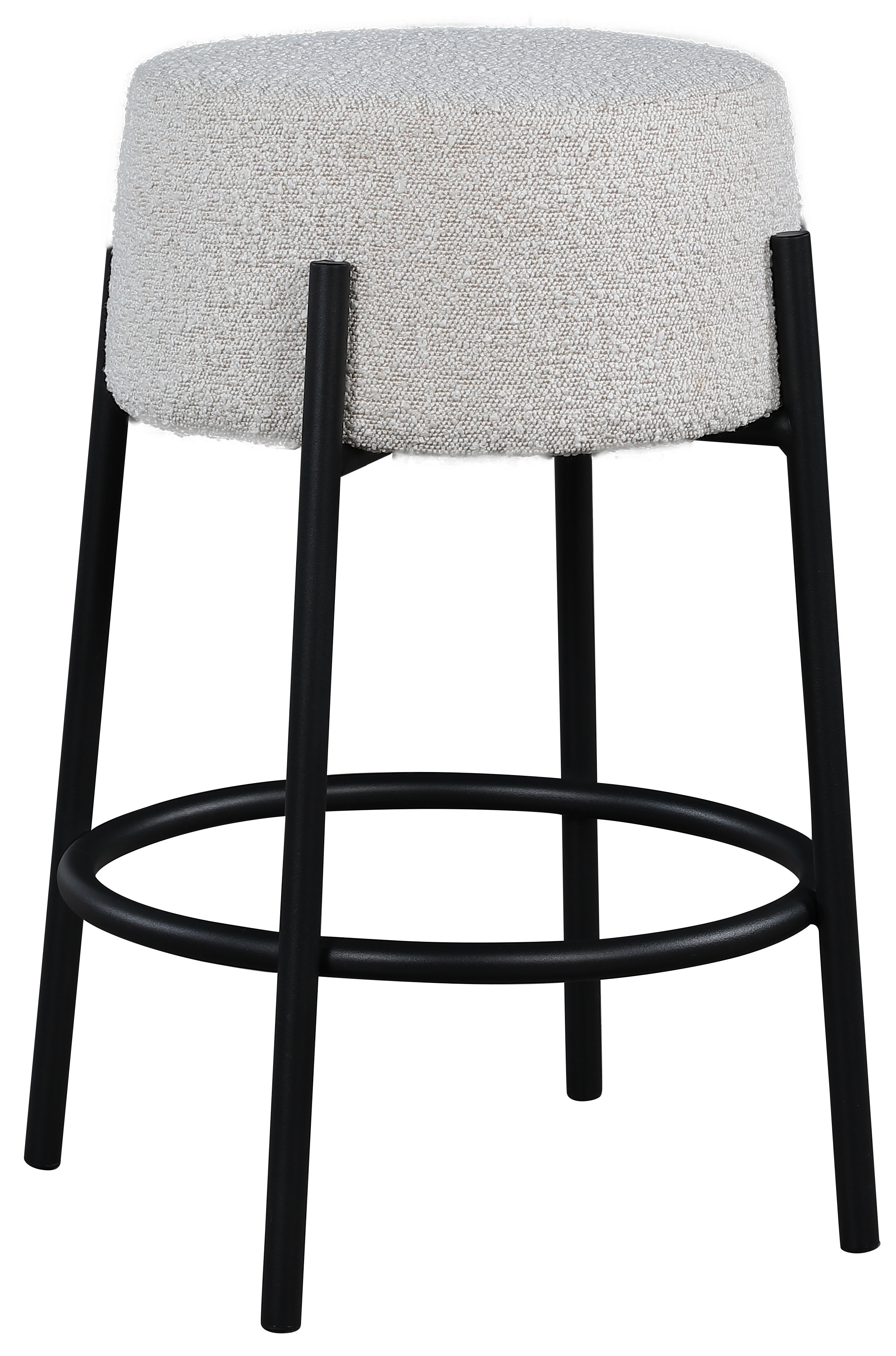 Latitude Run® Upholstered Counter Stool with Metal Frame & Reviews ...