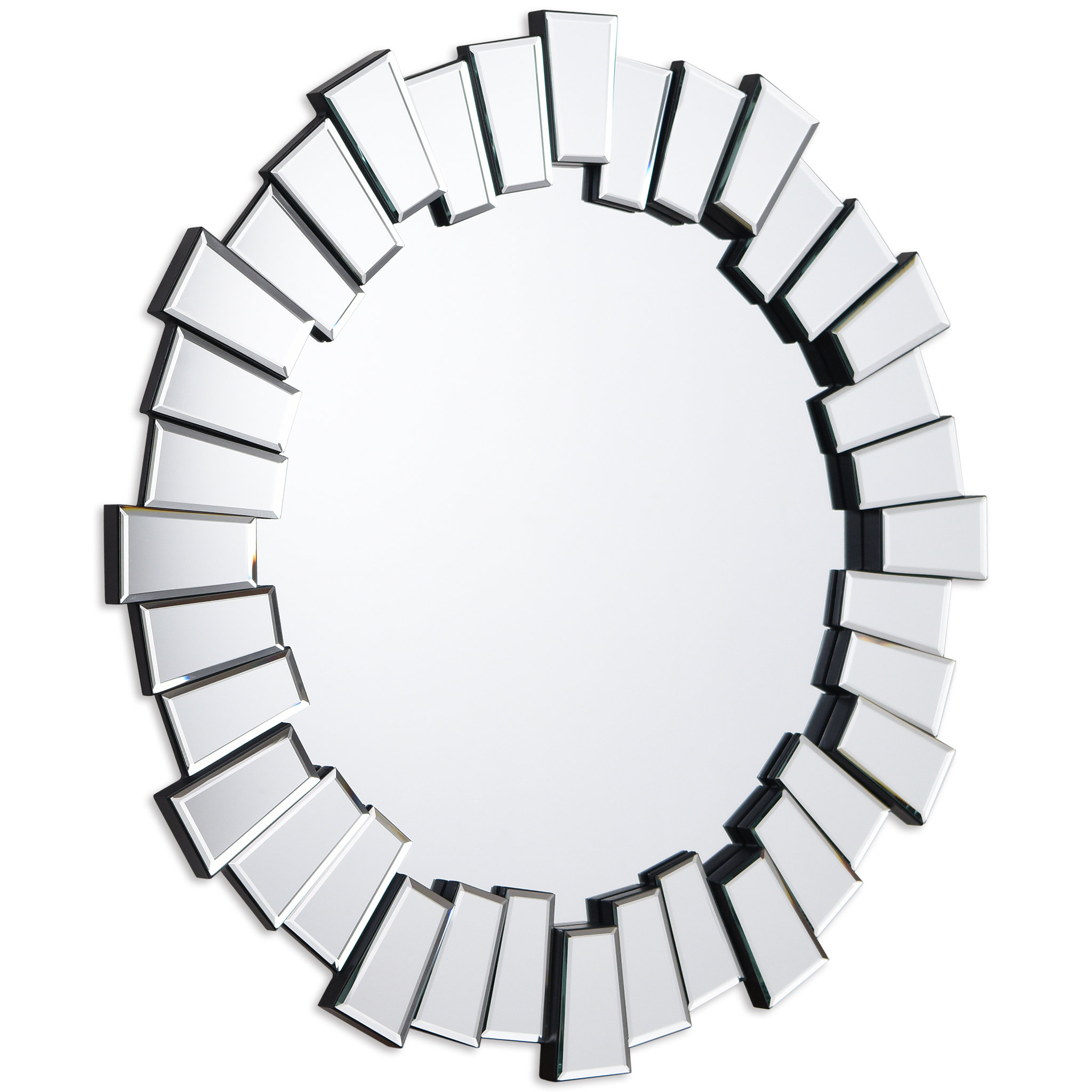 Orren Ellis Seaview Traverse Round Beveled Venetian Bathroom / Vanity ...