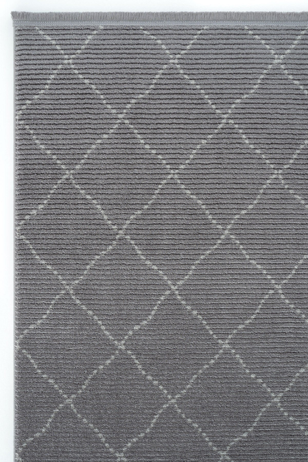 Hokku Designs Vetrina Anthracite Soft Textured Modern Living Room Rug ...