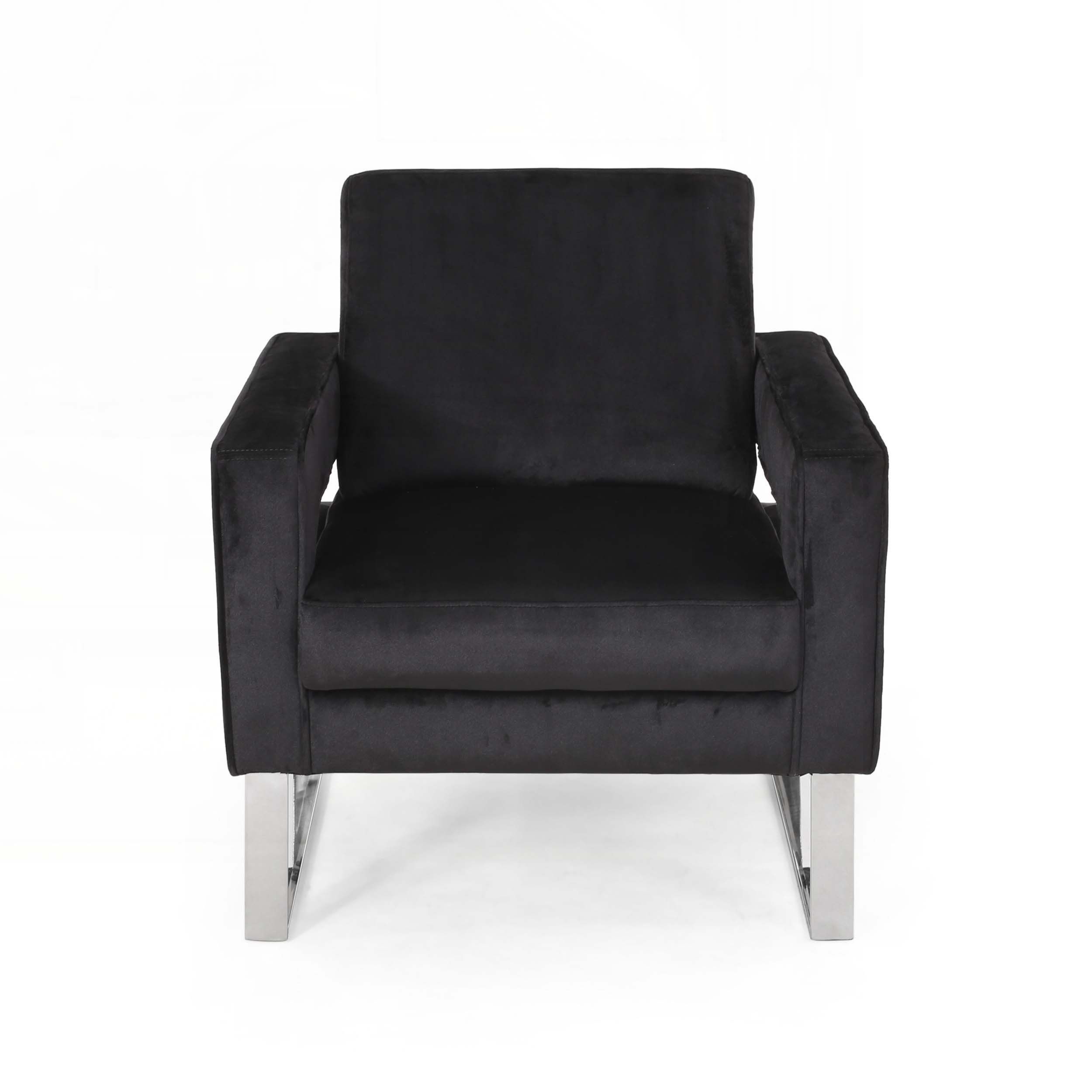 Ivy Bronx Fabric Upholstered Club Chair with Four Legs | Wayfair