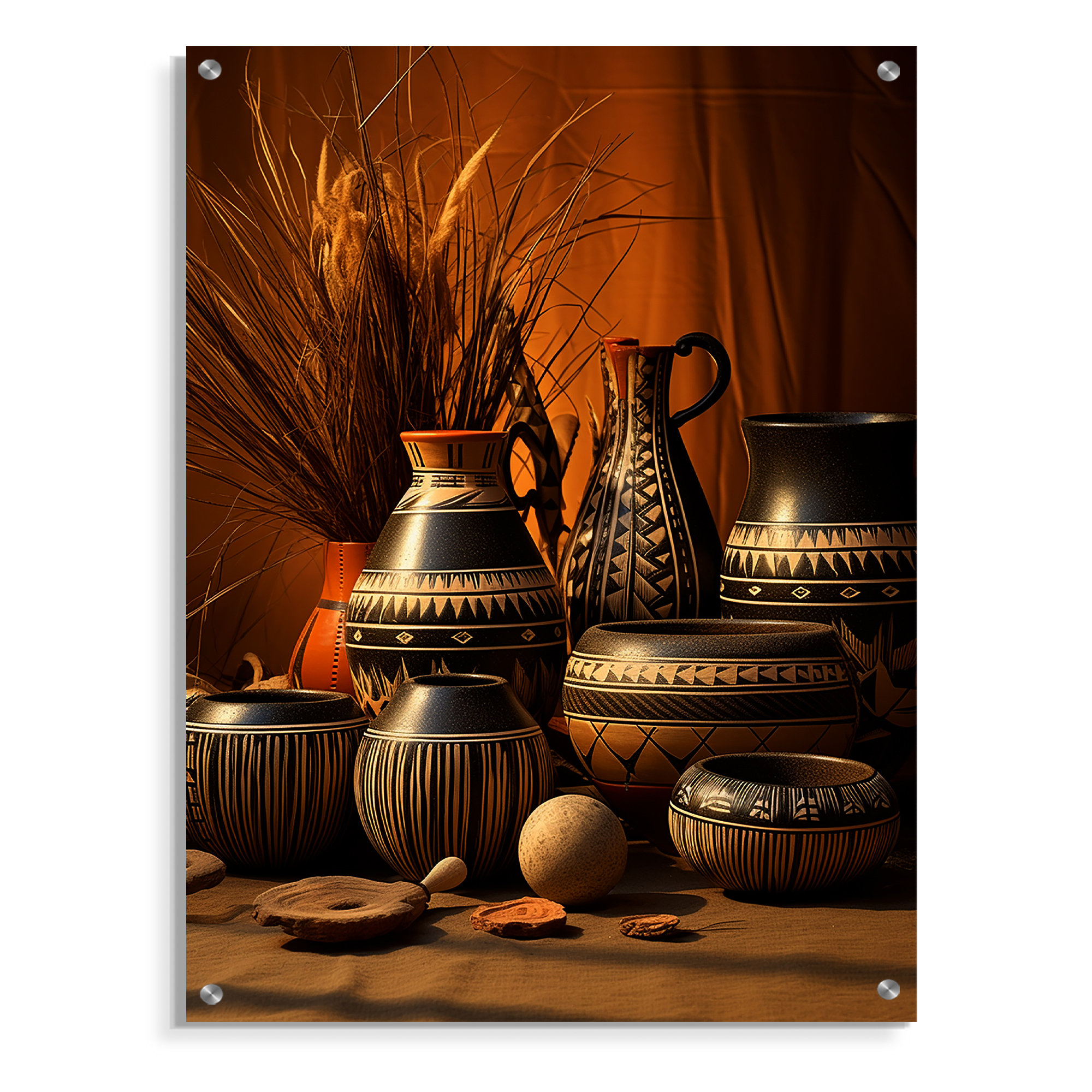 Latitude Run® Native Art Pottery Serenity I - Native American Art ...