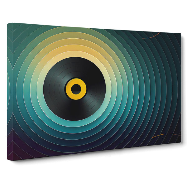 Latitude Run Vinyl Record - Wrapped Canvas Print | Wayfair.co.uk