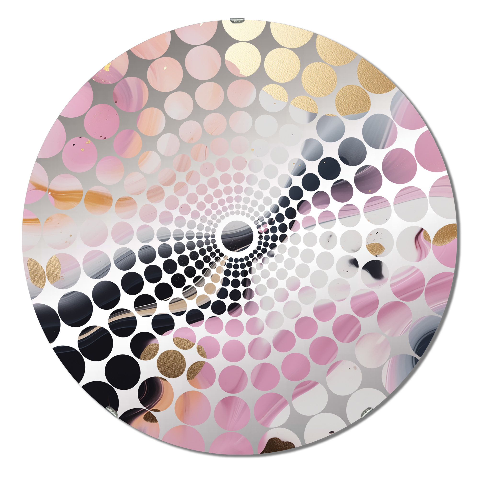 East Urban Home Gelindon - Concentric Circles Decorative Mirror | Wayfair