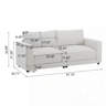 Ebern Designs Velvet Upholstery Modern Square Arm Sofa | Wayfair