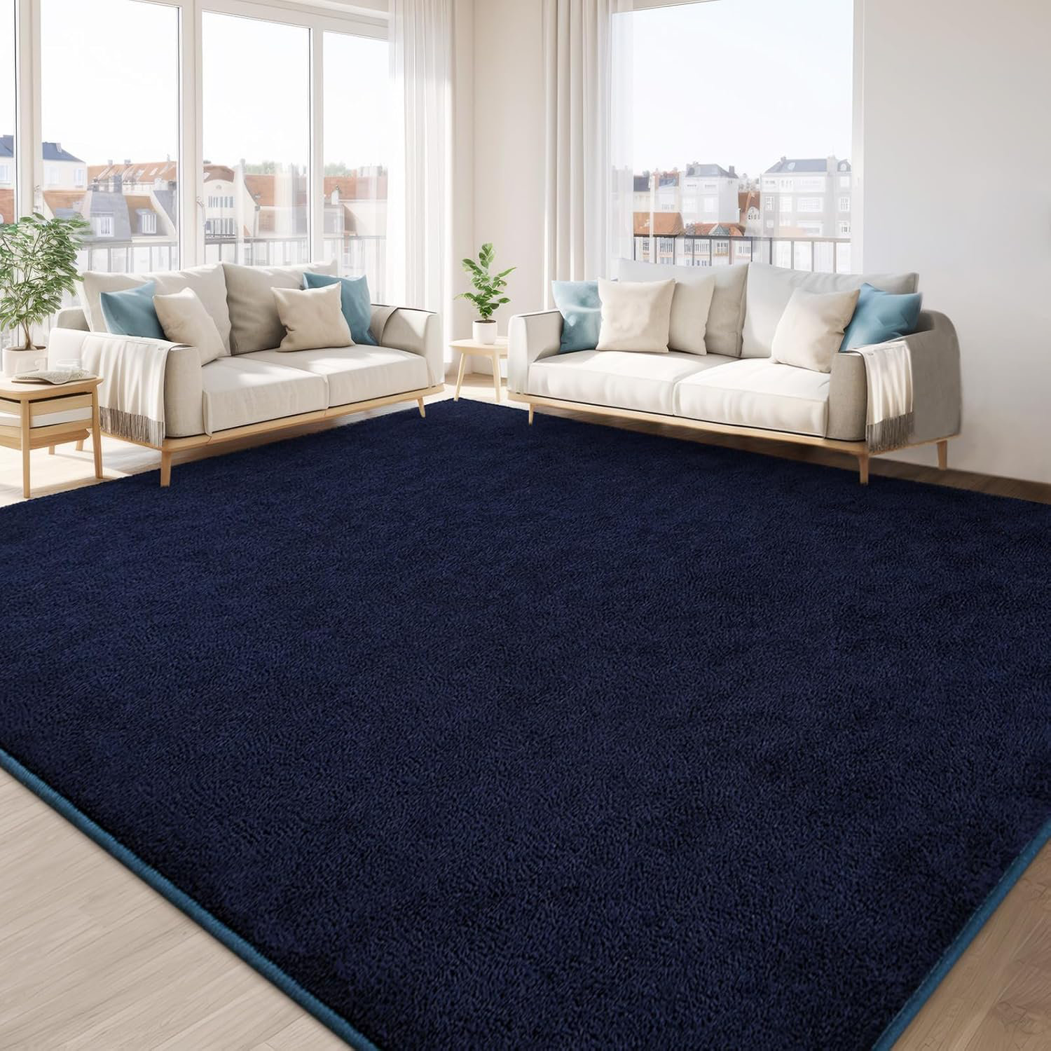 Symple Stuff Large Area Rugs For Living Room Bedroom, 5X8 Feet, Super ...