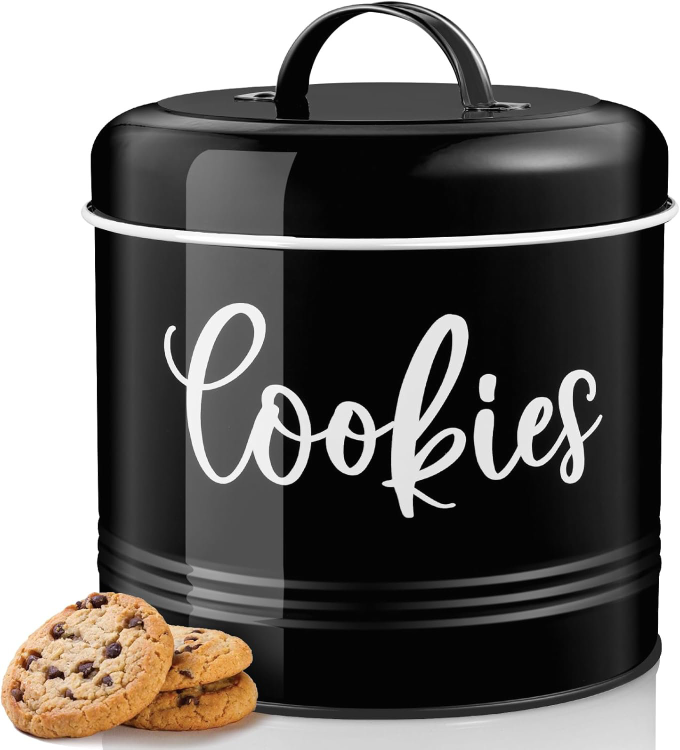 Red Barrel Studio Farmhouse Cookie Jar For Kitchen Counter, 1 Gallon ...