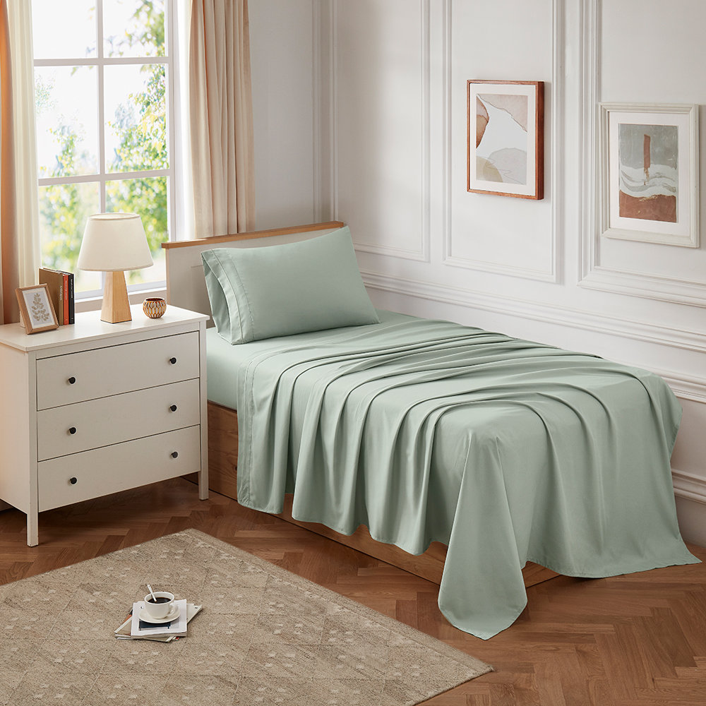 CASUAL LIVING 4-Piece Quick Dry Bedding Sheets and Pillowcases | Wayfair