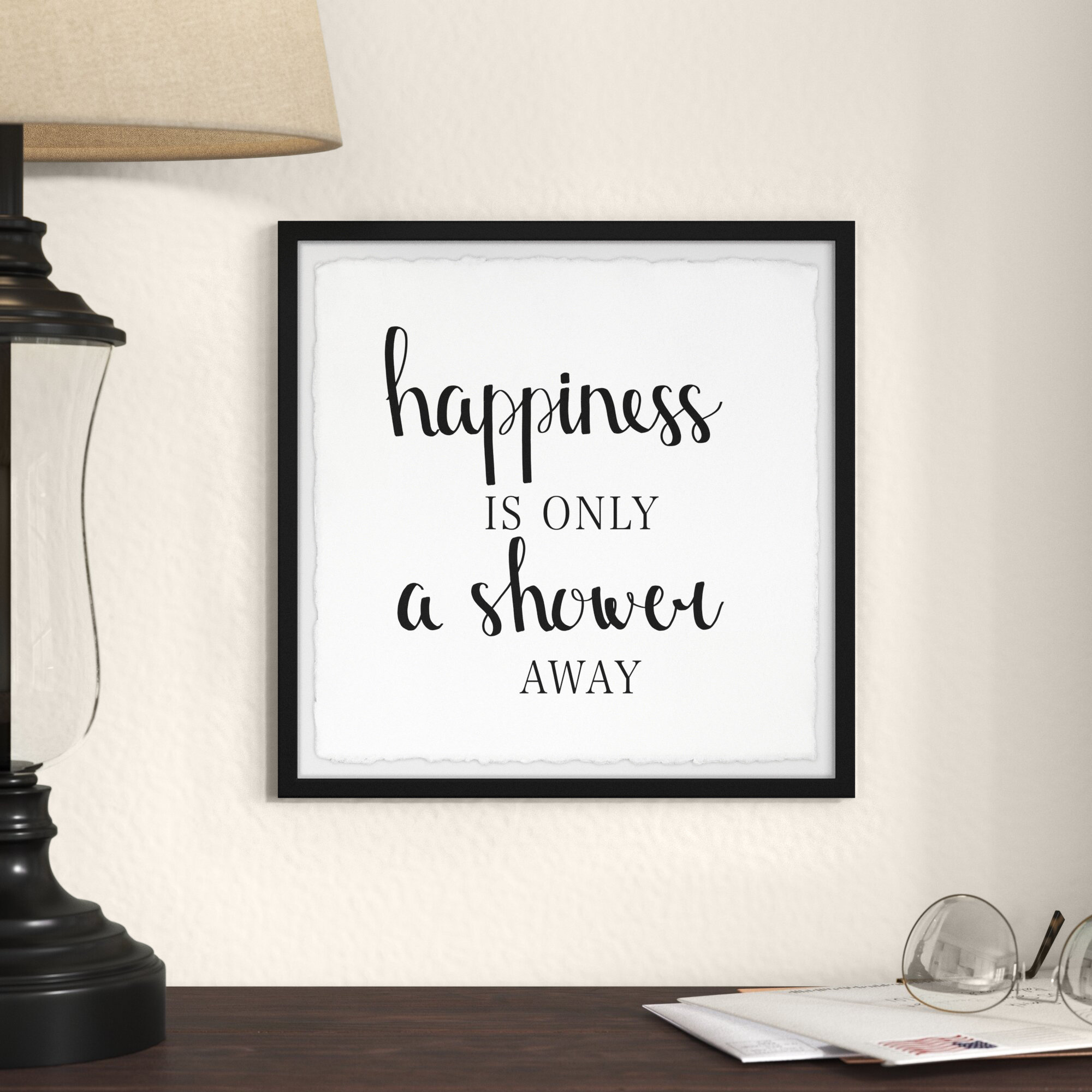 Lark Manor™ 'Shower Happiness' - Picture Frame Painting Print & Reviews ...