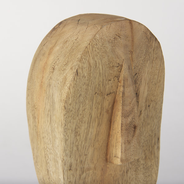 Joss & Main Argenta Wooden Head Sculpture & Reviews | Joss & Main