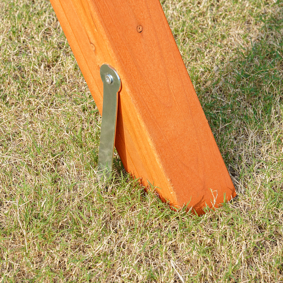 Dolphin Playground Wooden Outdoor Swing Set With 2 Belt Swings, Gym ...